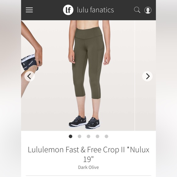 lululemon athletica | Pants & Jumpsuits | Lululemon Fast And Free Size ...